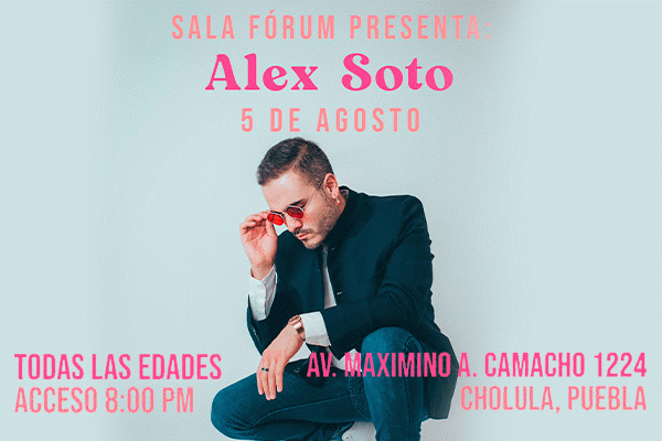 Taquilla Cero - ALEX SOTO EN CONCIERTO