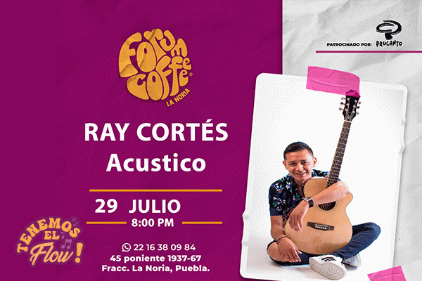 Taquilla Cero - RAY CORTÉS : ACÚSTICO