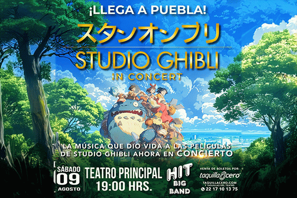 Taquilla Cero - Studio Ghibli in Concert, Puebla